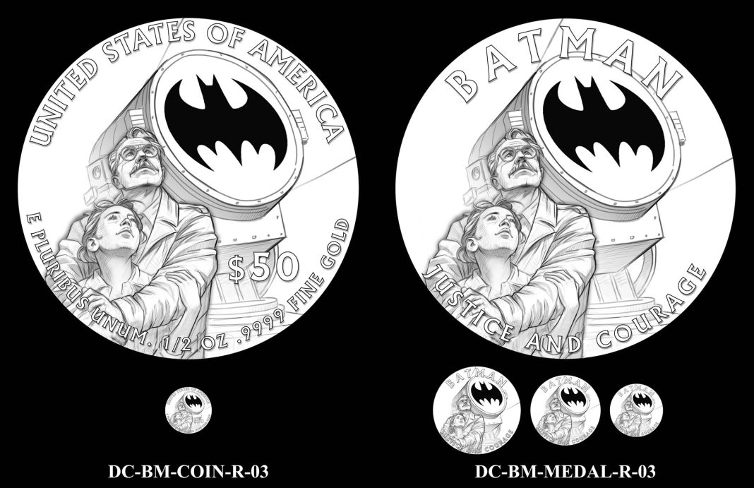 U.S. Mint 2025 Batman Coin and Medal Designs Recommended