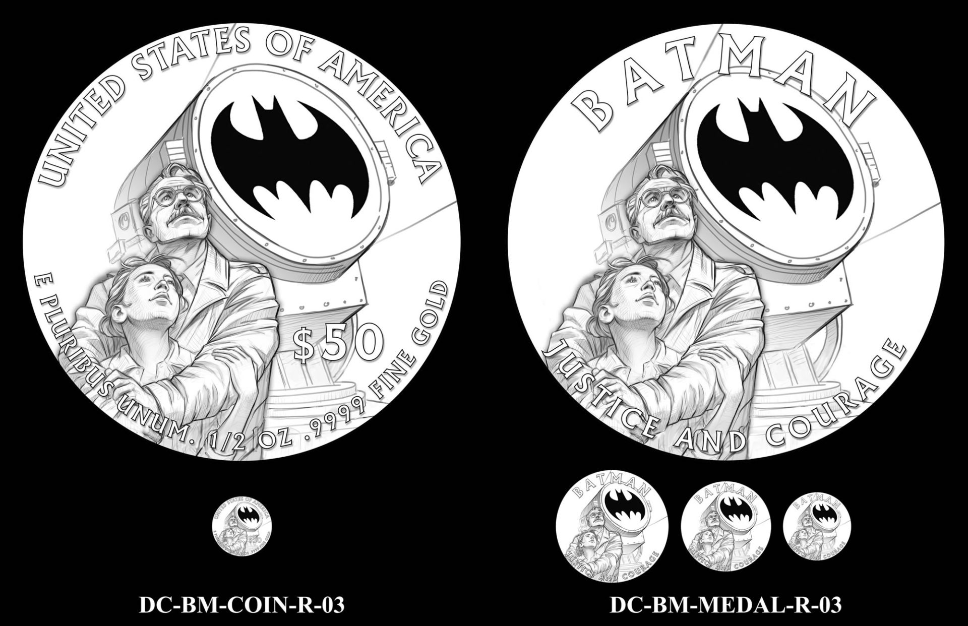 U.S. Mint 2025 Batman Coin and Medal Designs Recommended