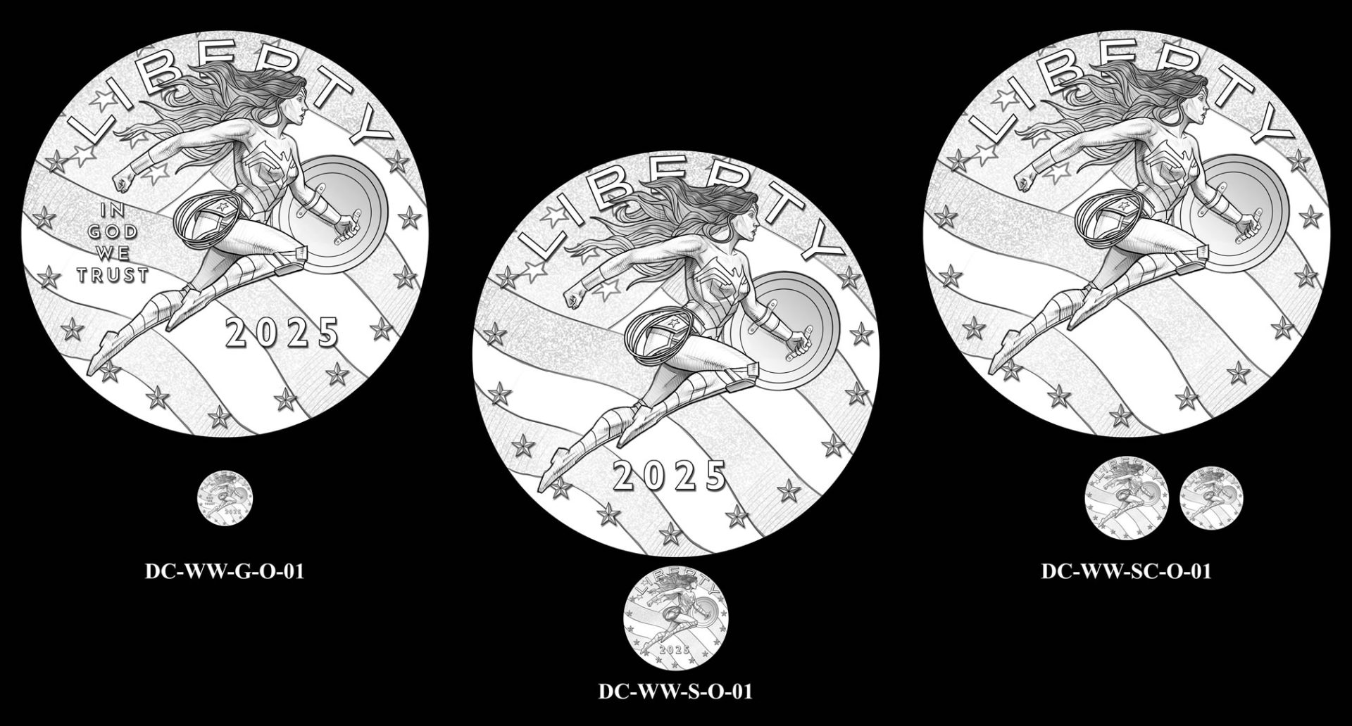 U.S. Mint 2025 Wonder Woman Coin & Medal Designs Recommended