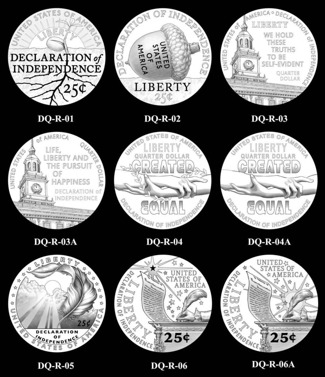 2026 Declaration of Independence Quarter Designs Recommended