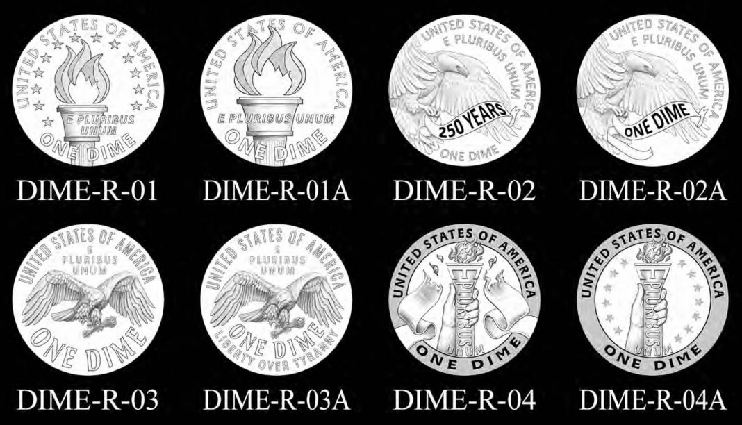 2026 Semiquincentennial Dime Designs Recommended | CoinNews
