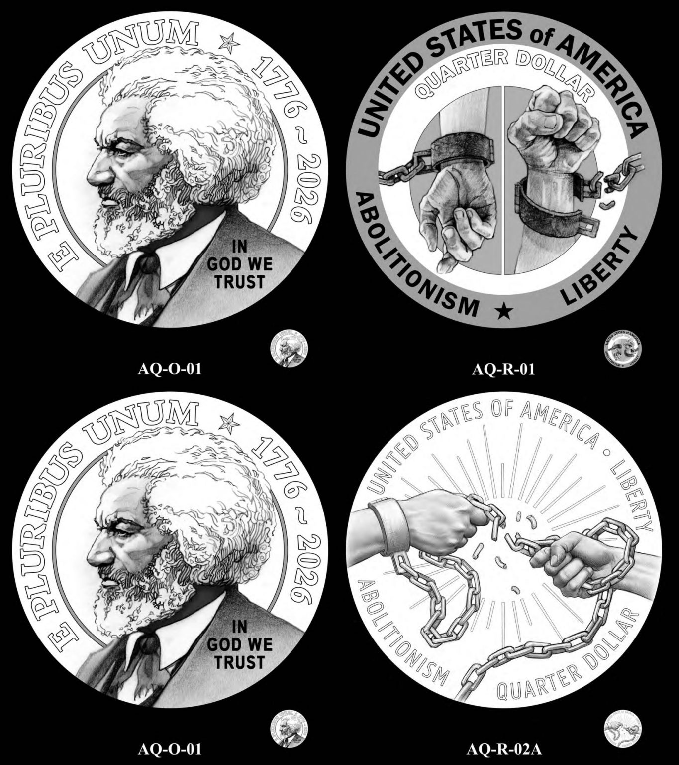 2026 Semiquincentennial Abolitionism Quarter Designs Recommended