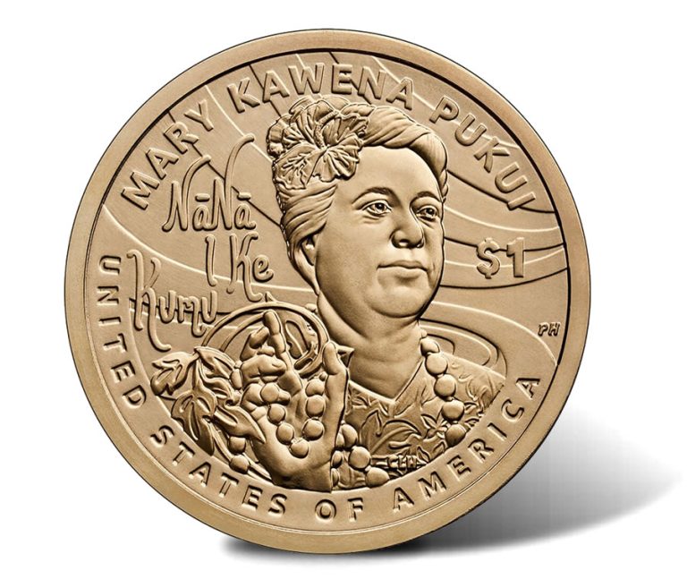 Mary Kawena Pukui Native American $1 Coin Images Unveiled