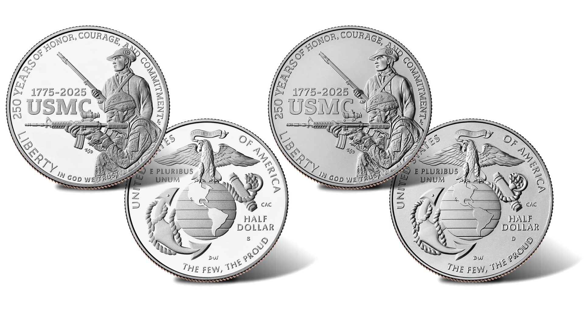 U.S. Mint Opens 2025 with Marine Corps 250th Anniversary Coins