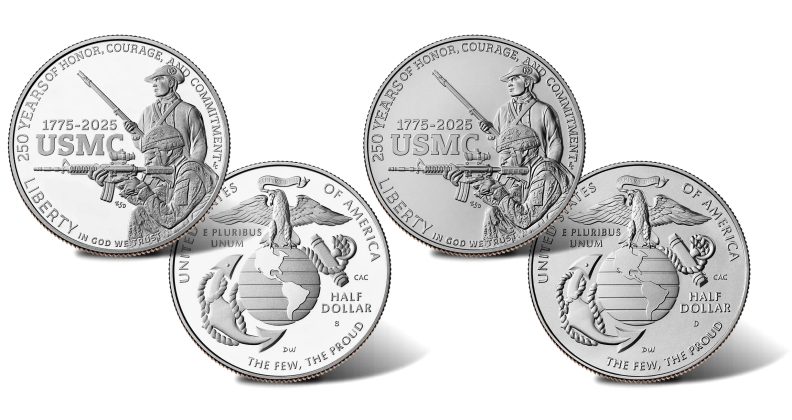 U.S. Mint Opens 2025 with Marine Corps 250th Anniversary Coins