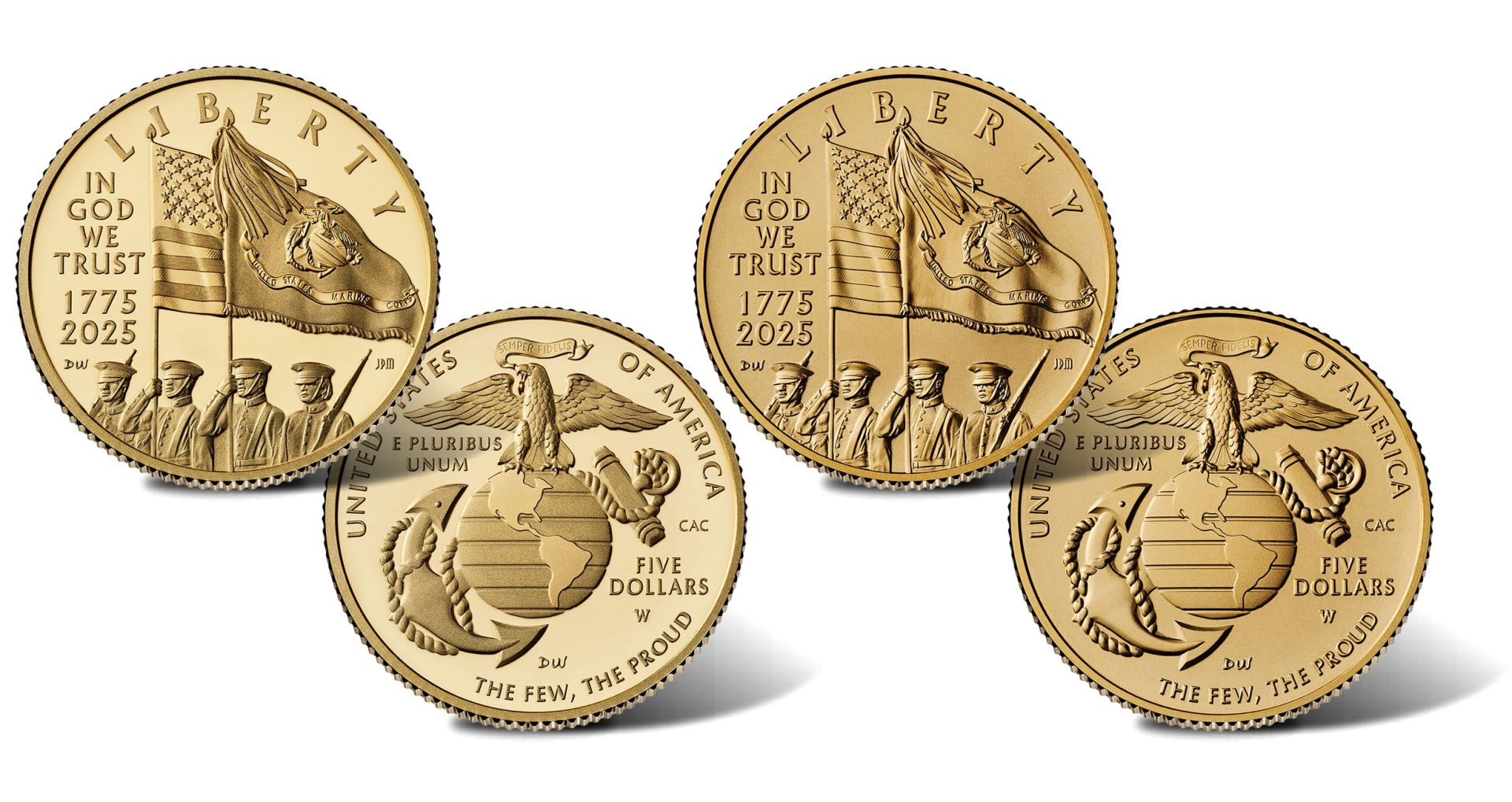U.S. Marine Corps 250th Anniversary Coin Images Unveiled