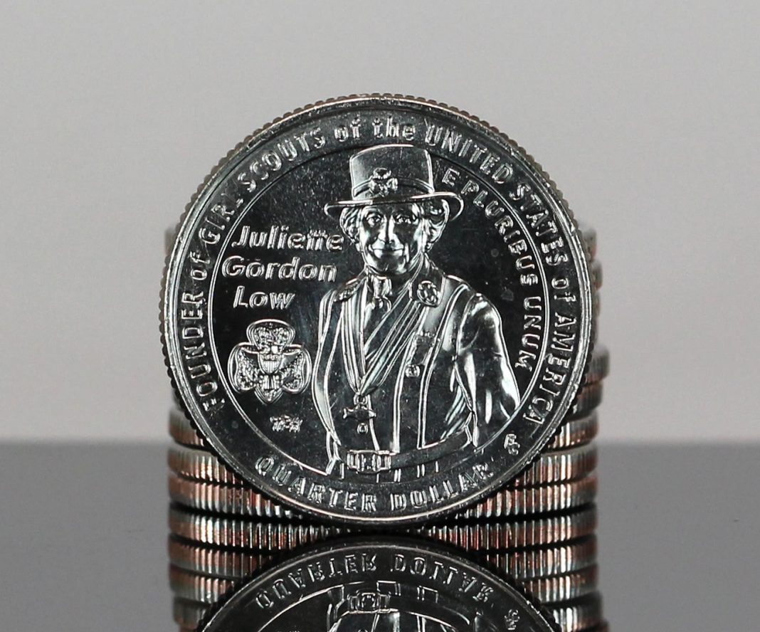 US Mint Sales: Juliette Gordon Low Quarter Opens with 1.8M Coins