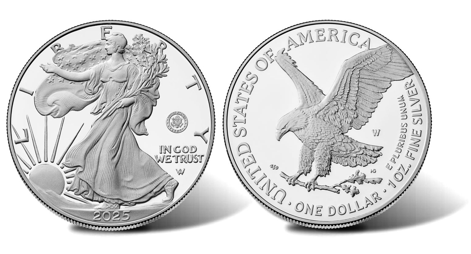 US Mint Sales: 2025-W Army Proof Silver Eagle at 94,272