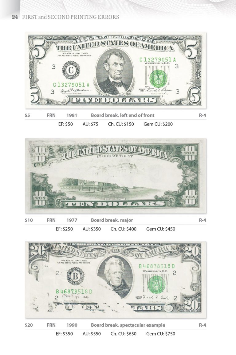 Whitman Unveils Fifth Edition of U.S. Paper Money Errors