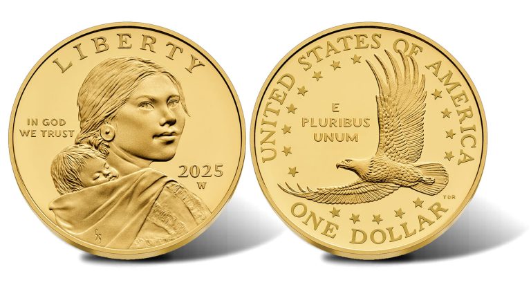 U.S. Mint 25th Anniversary Sacagawea Gold Coin Available