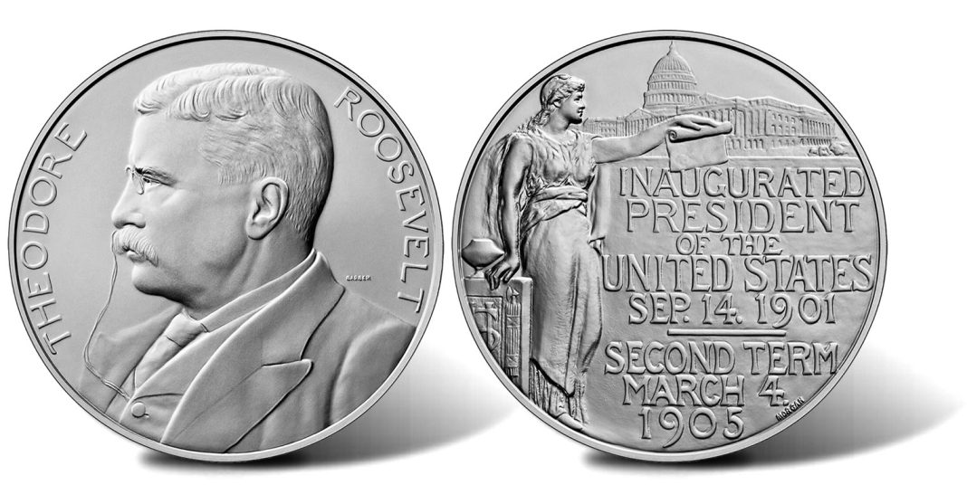 Theodore Roosevelt Featured on U.S. Mint 1 oz Silver Medal