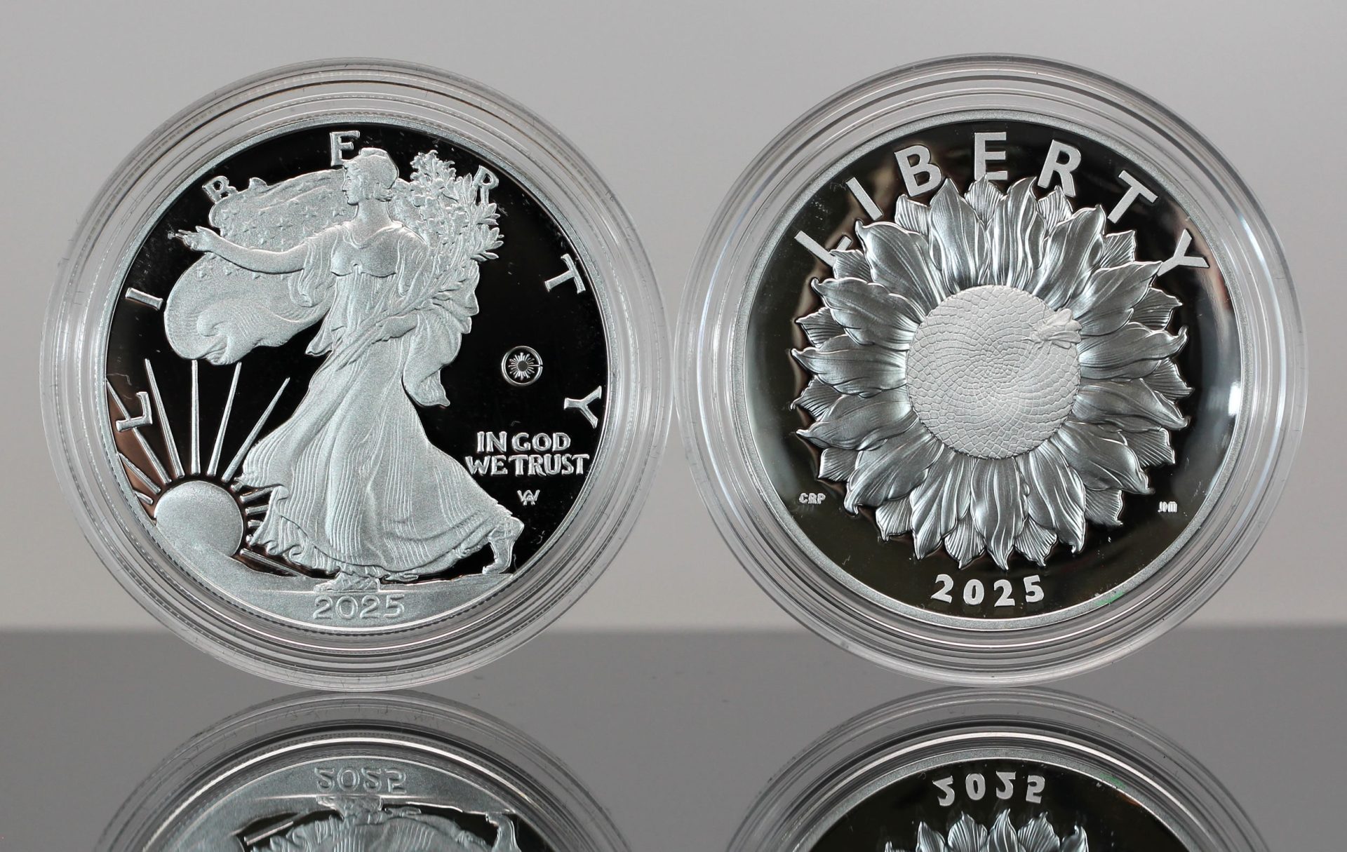 US Mint Sales: 2025 Liberty Issues, Laser Silver Eagle Debut