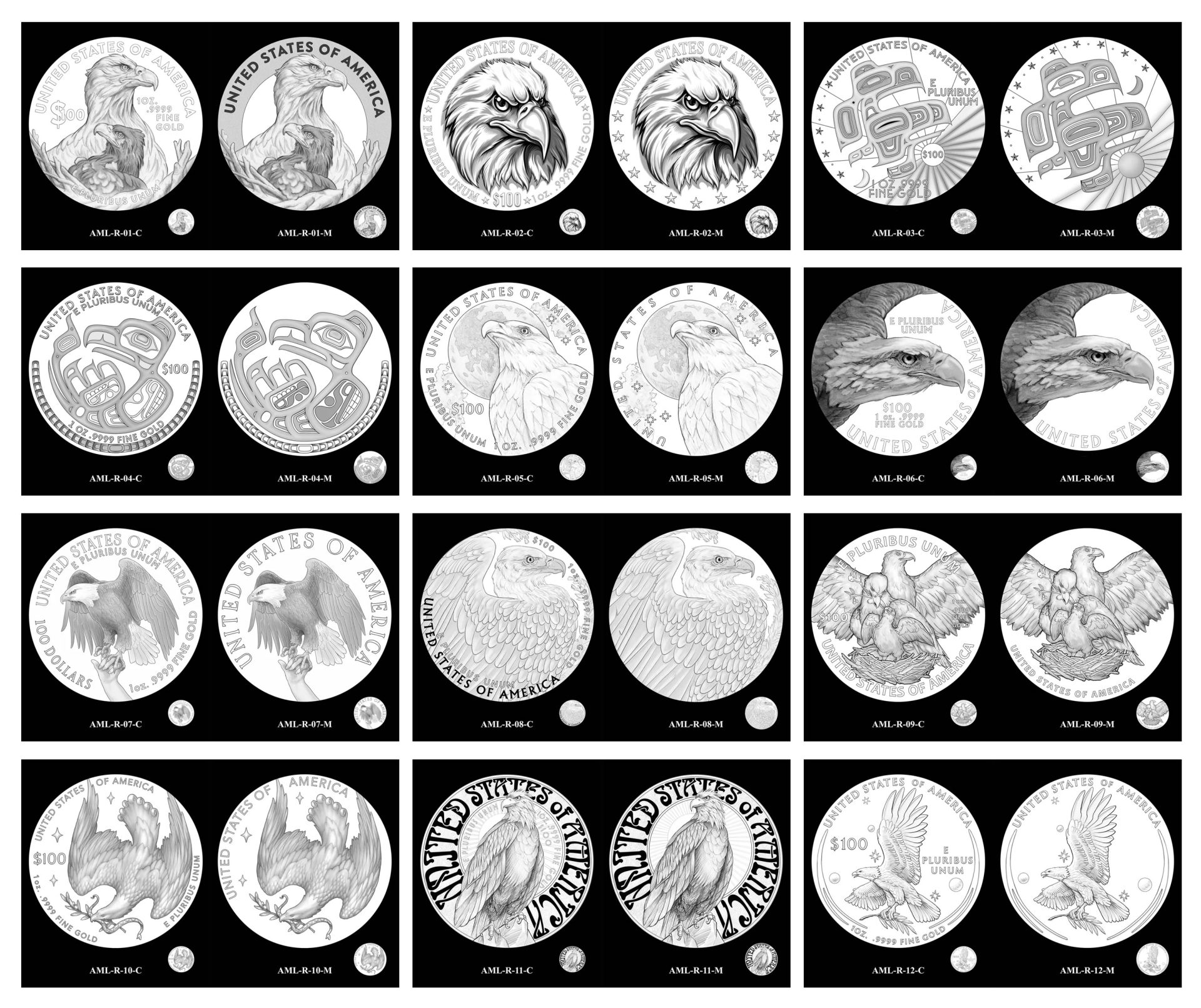 U.S. Mint Unveils 2027 American Liberty Design Candidates