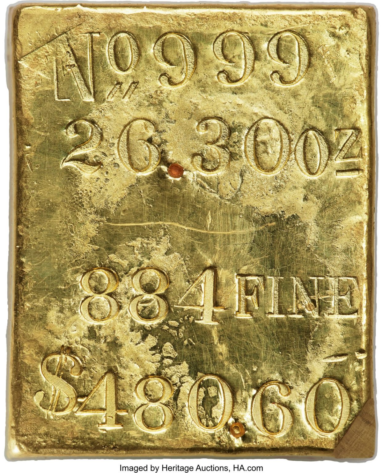 Early Gold, Shipwreck Ingots Lead Heritage U.S. Auction