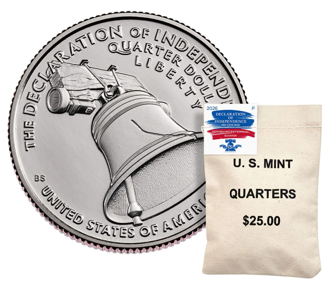 Mint image 1776-2026 Declaration of Independence Quarter and Rolls ...
